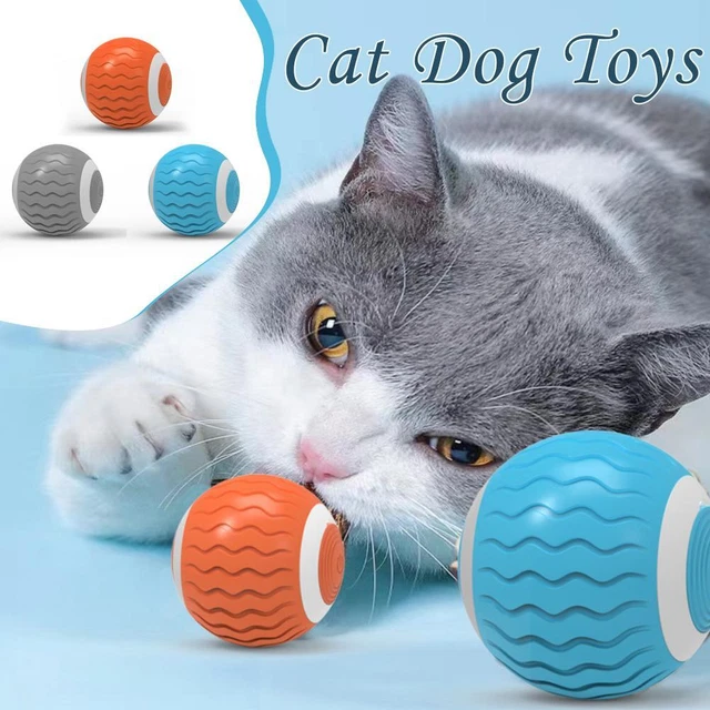 AUTOMATIC ROLLING BALL Smart Cat Dog Toys Electric Game Self-moving New ...