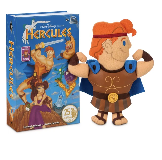 DISNEY HERCULES VHS Petit Peluche Limitée Sortie Neuf avec Boîte EUR 37 ...