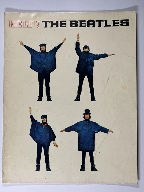 BEATLES SONG BOOK Original John Lennon Ringo Starr Paul Mccartney Help ...