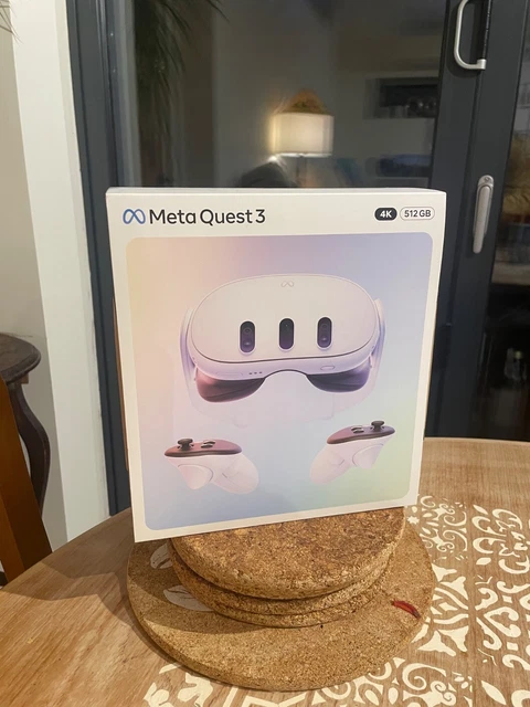 META QUEST 3 Standalone VR Headset 512GB 4k Virtual Reality Brand New ...