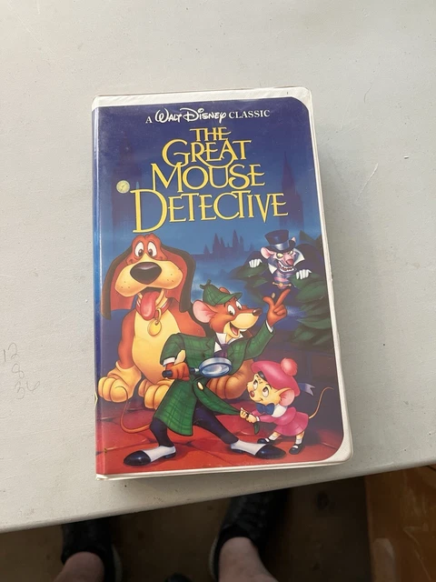 THE ADVENTURES OF the Great Mouse Detective (VHS, 1992)Walt Disney ...