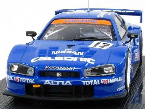 RARE EBBRO 1/43 Calsonic Skyline GT-R R34 JGTC2003 # 12 produit fini Jp ...