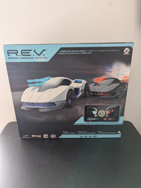 WOWWEE R.E.V. REV Robotic Enhanced Vehicles Complete Battle Pack 2 cars ...