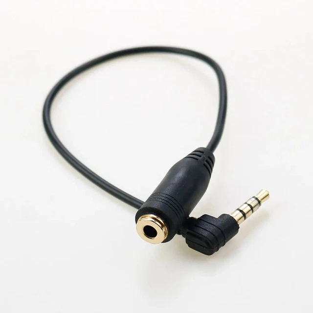 3.5MM TRS TO TRRS Microphone Adapter Cable EUR 23,99 - PicClick FR