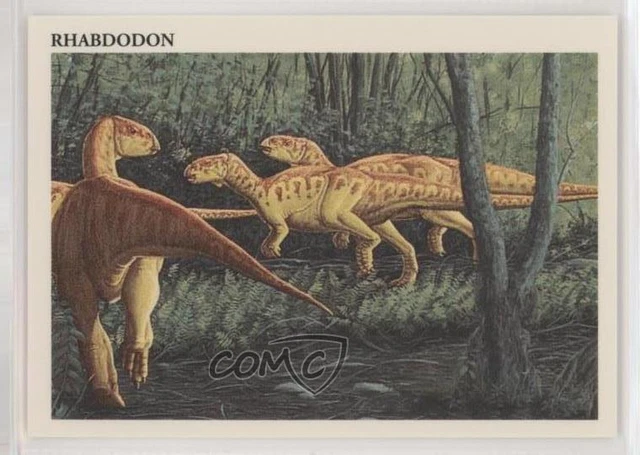 1993 REDSTONE DINOSAURS: The Mesozoic Era Rhabdodon #42 0b5 £6.79 ...