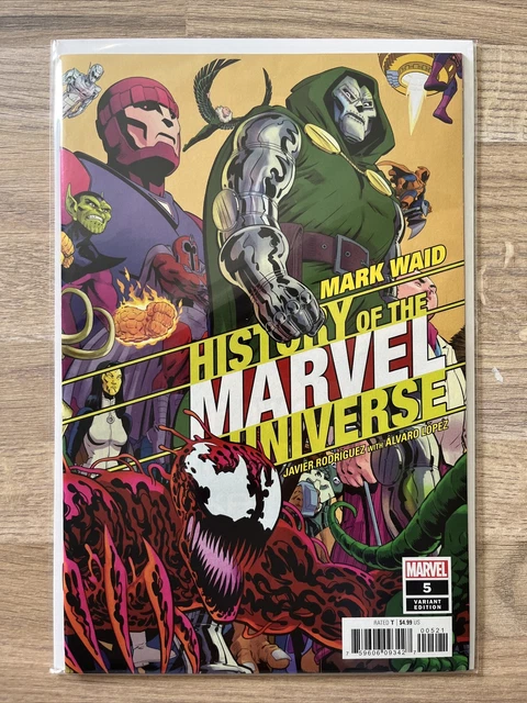 MARVEL COMICS HISTORY of the Marvel Universe #5 variante Javier ...