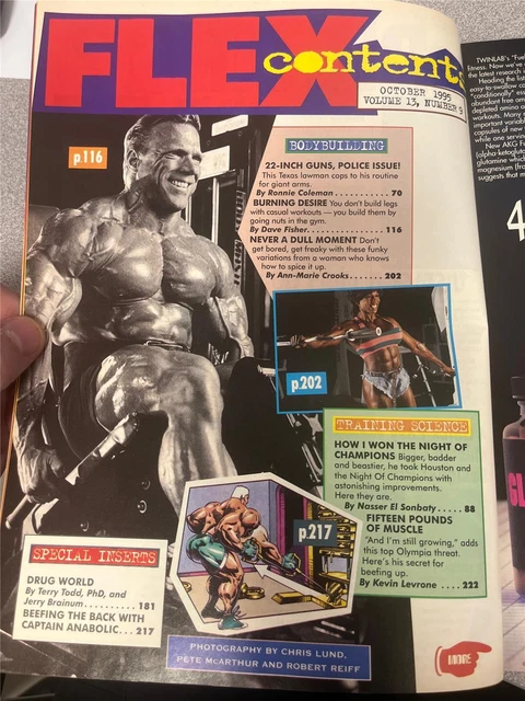 FLEX BODYBUILDING MUSCLE magazine SANDOW TROPHY/Suzan Kaminga poster 10 ...