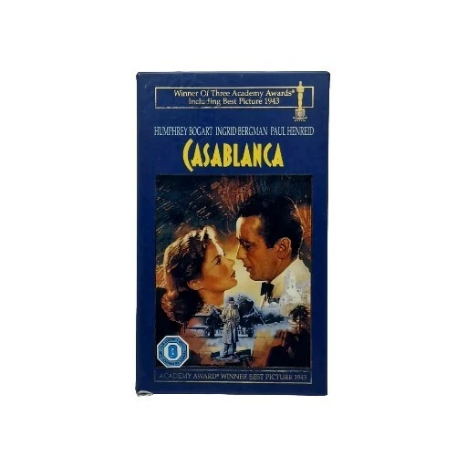 CASABLANCA (VHS VIDEO Tape, 2000) PAL Cert G Warner Home Video S099217 ...