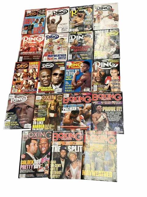 19XBOXING MAGAZINES FLOYD Mayweather Covers The Ring Boxing Monthly Big ...