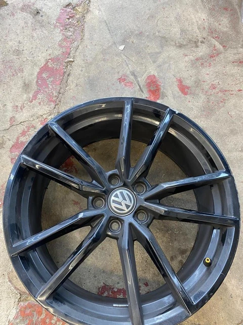 GENUINE OEM VOLKSWAGEN Golf R Mk7 7.5 Pretoria 19" Black Alloy Wheels £ ...