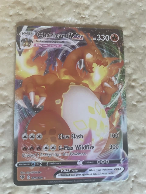 CARTA POKEMON CHARIZARD VMAX Gigantamax 020/189 EUR 15,00 - PicClick ES