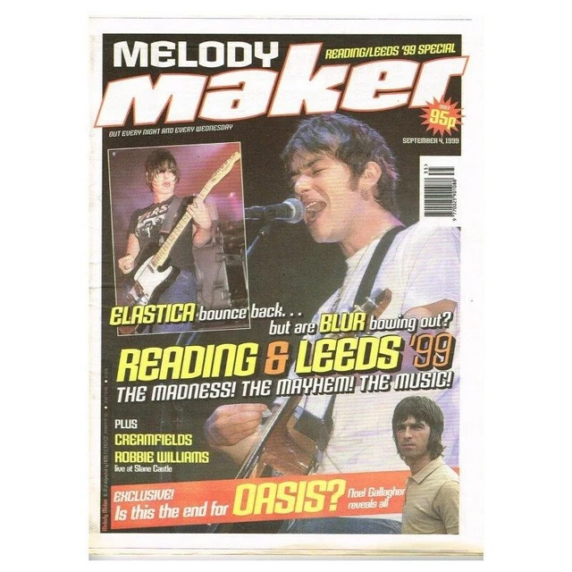 MELODY MAKER MAGAZINE 4. September 1999 npbox188 Reading & Leeds '99 ...