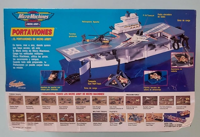 MICRO MACHINES. ARMY. Sea Hawk (#Aircraft) Carrier. Galoob. 1993. New ...