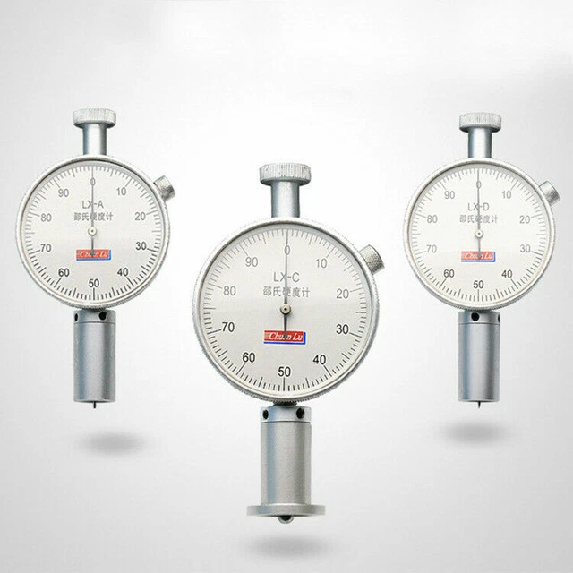 PORTABLE SHORE HARDNESS Tester Durometer Sclerometer for Rubber Foam ...