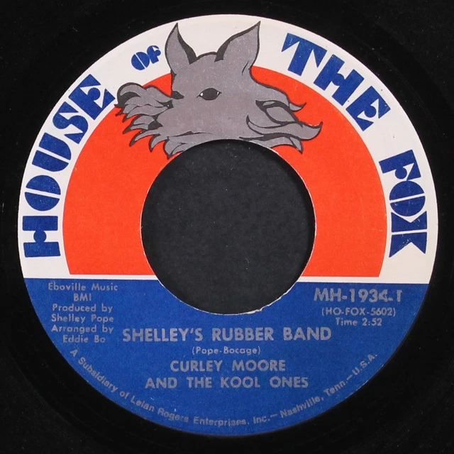 CURLY MOORE & KOOL ONES: shelley's rubber band / funky, yeah HOUSE OF ...