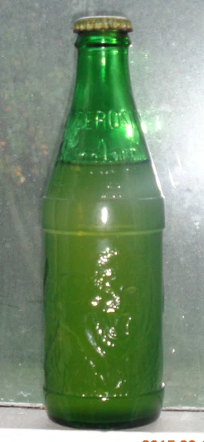 ANCIENNE BOUTEILLE DE soda Simba claire en relief lion pleine avec ...