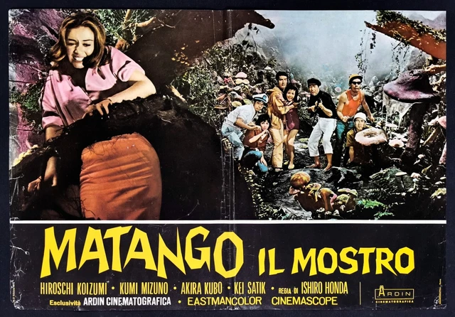 MATANGO IL MOSTRO fotobusta poster Ishirō Honda Toho Akira Kubo Sci-fi ...