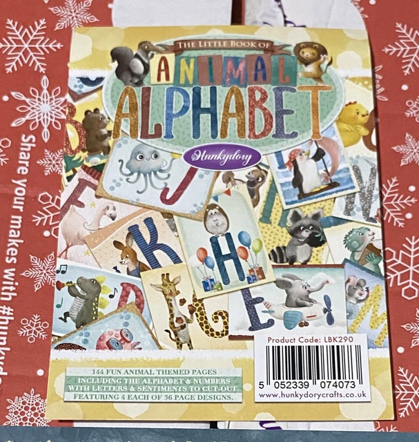 HUNKYDORY- LITTLE book of Animal Alphabet (2022) - 36 sheets - samples ...
