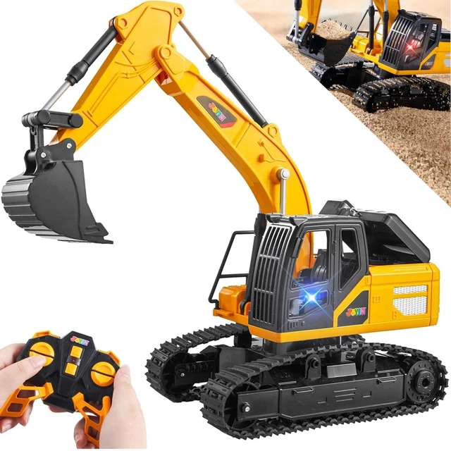 REMOTE CONTROL DIGGER Toy Digger Remote Control Excavator Kids Toys ...