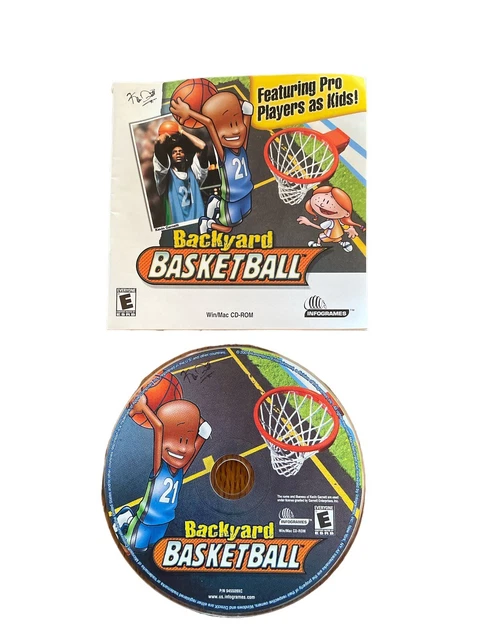 LOT DE 4 Backyard Sports PC CD-rom jeux basketball baseball football ...