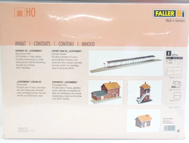 FALLER H0 110120 Bausatz Bahnhof-Set Lichtenberg NEU in OVP LC8395 EUR ...