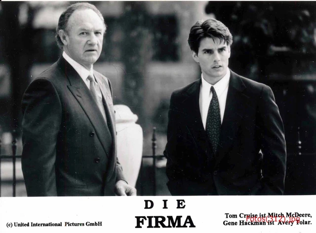 DIE FIRMA - Tom Cruise - Gene Hackman - 3 Pressefotos - 13x18cm (6493) EUR 12,00 - PicClick FR