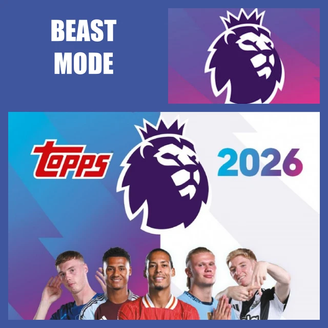 BEAST MODE – Topps Premier League 2025 - 2026 £0.99 - PicClick UK