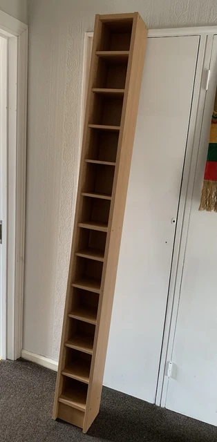 IKEA BENNO GNEDBY CD rack, self standing shelving unit 202x20x17.5cm £ ...