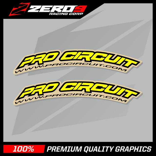 PRO CIRCUIT CURVED Fender Decals Motocross Graphics Ktm Yzf Rmz Kxf ...