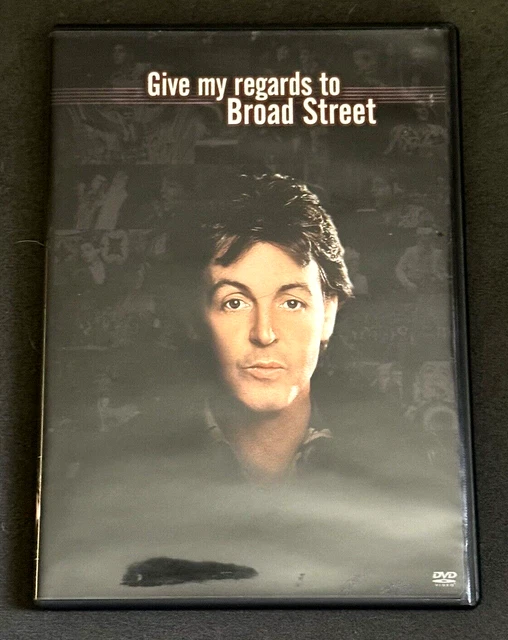 DVD GIVE MY Regards To Broad Street Paul McCartney Ringo Starr Beatles ...