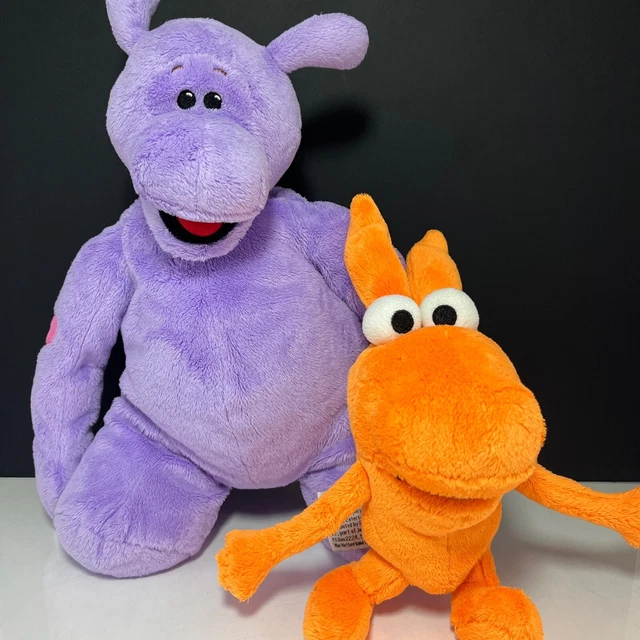 CBEEBIES VINTAGE PURPLE Big & Orange Small Plush Soft Toys £200.00 ...