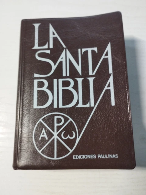 LA SANTA BIBLIA Ediciones Paulinas 11ª Edicion 1992 - LIBRO Español Am EUR 21,90 - PicClick FR