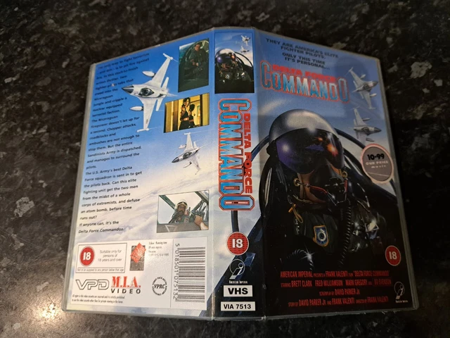 DELTA FORCE COMMANDO Vhs Video £10.00 - PicClick UK