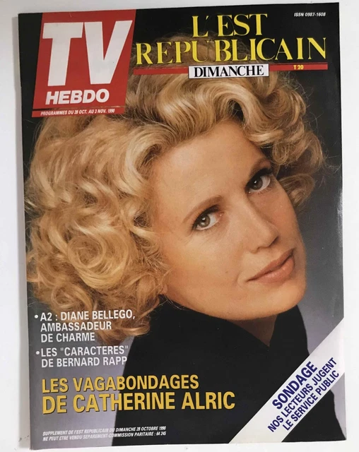 TV HEBDO-NOV. 1990-ALRIC-DOROTHEE-SYLVIE VARTAN-MICHEL SARDOU-MORY ...