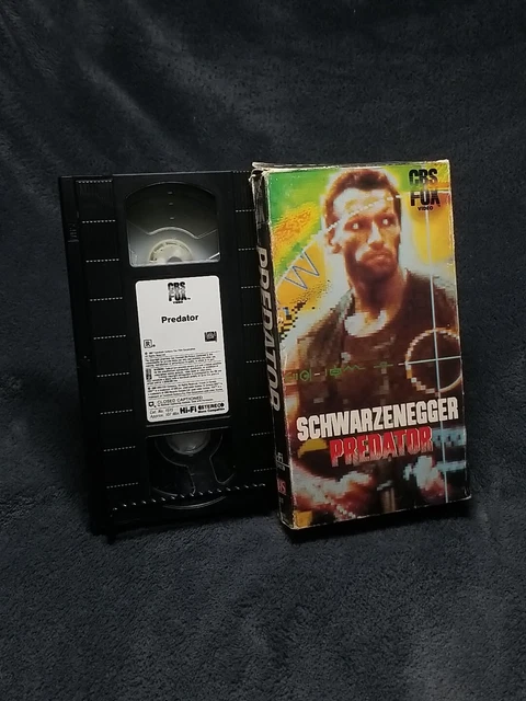 PREDATOR [CBS FOX Release] (1988, VHS Tape) Arnold Schwarzenegger 1st ...