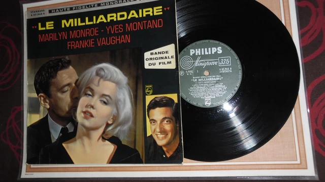 MARILYN MONROE - B.o. Du Film "Le Milliardaire" - Original - 33 Tours ...