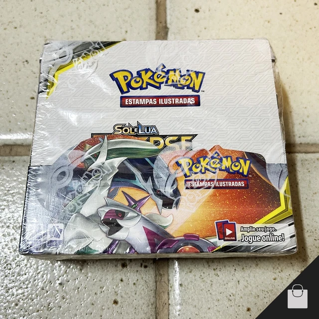 POKEMON SUN & Moon Cosmic Eclipse Booster Box Factory Sealed Brazilian ...