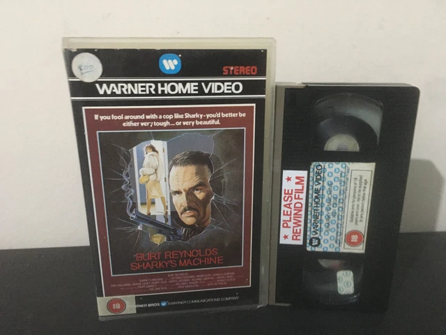 SHARKY’S MACHINE PRE Cert EX Rental VHS Tape - Warner Big Box - Burt ...