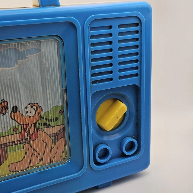 VINTAGE DISNEY MYKIDS Mickey Mouse & Friends Wind Up Musical TV Screen ...