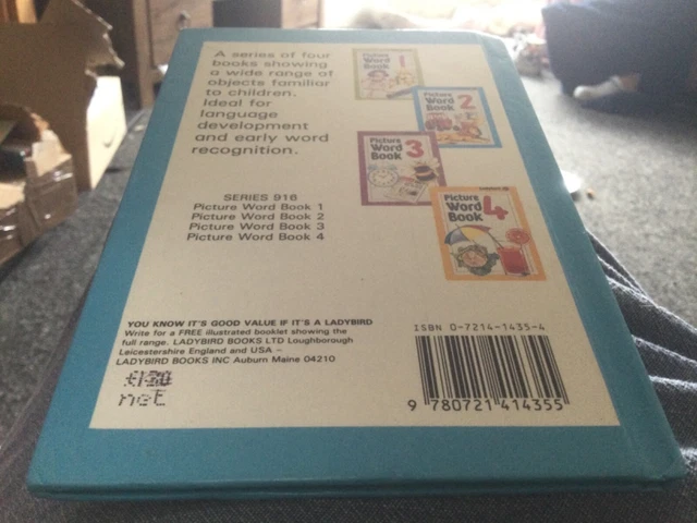 LADYBIRD: EARLY LEARNING - Picture Word Book 2 - HB 1st Edition (1991) £2.99 - PicClick UK