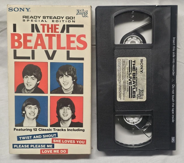1985 THE BEATLES "Live" Ready Steady Go VHS Special Edition Sony Video 12 Tracks £13.71 ...