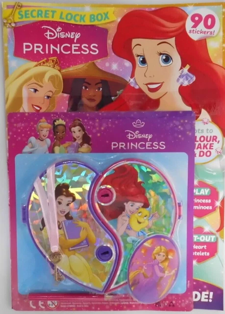 DISNEY PRINCESS MAGAZINE #548 2025 Puzzle Read Play + Secret Lock Box £13.49 - PicClick UK