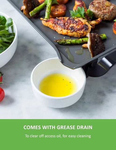 TEPPANYAKI GRILL NON-TOXIC PFAS & Pfoa-Free Ceramic Nonstick, 5 ...