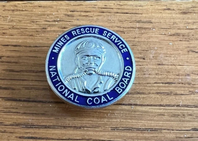 MINES RESCUE MINING Colliery Service Badge £14.99 - PicClick UK