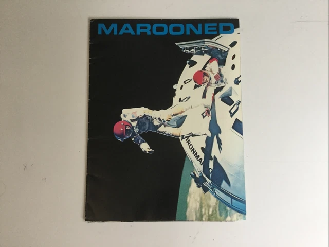 “MAROONED” FILM SYNOPSIS Magazine. 1969 John Sturges, Gene Hackman. £8. ...
