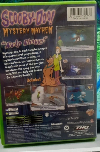SCOOBY DOO! MYSTERY Mayhem Original Xbox Classic Game - Complete with ...