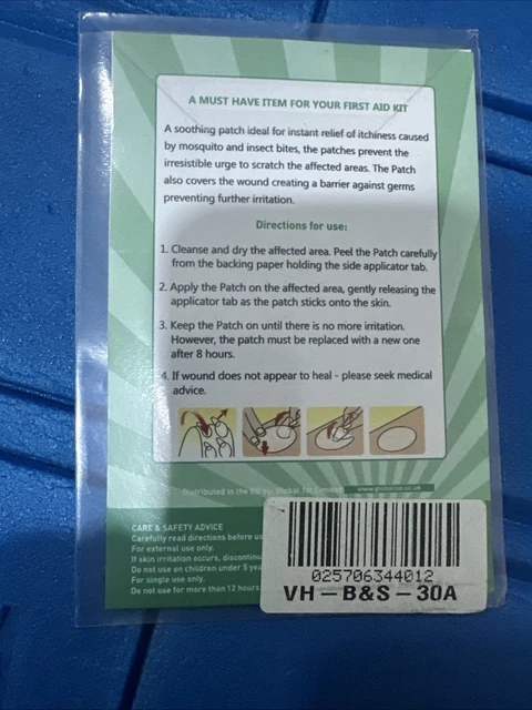 VIE AMAZING BITE and Sting Anti-Itch Relief Invisible Patches Totally ...