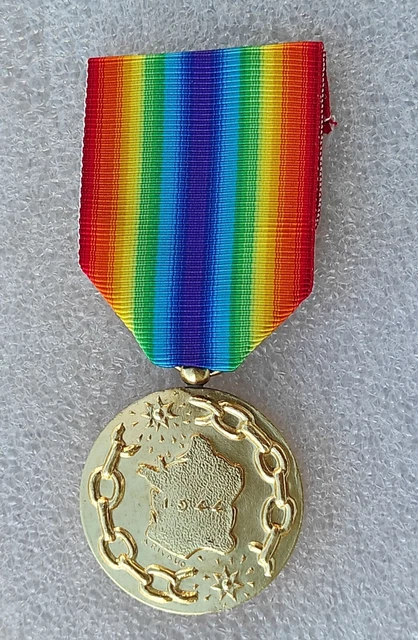 MEDAILLE DE LA FRANCE LIBEREE 1944 patine dorée EUR 30,00 - PicClick FR