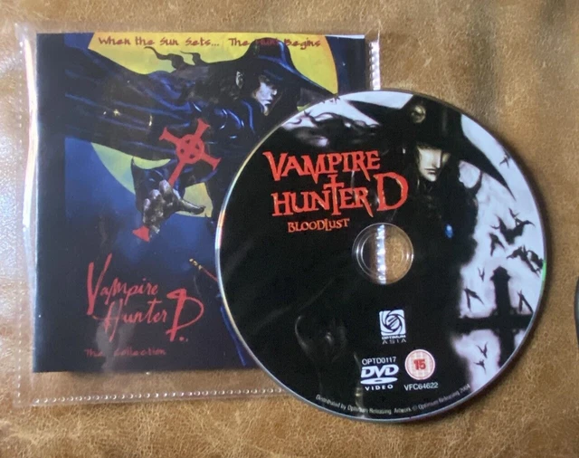 VAMPIRE HUNTER D - Bloodlust DVD (2004) Yoshiaki Kawajiri cert 15 disc ...