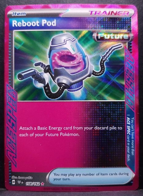 REBOOT POD 158/162 Temporal Forces ACE SPEC Pokémon Pokemon Card ...